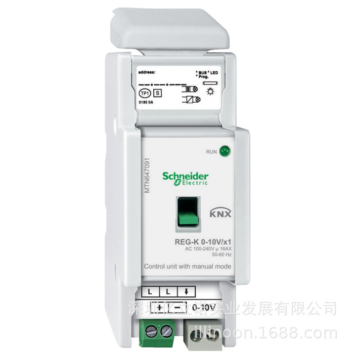 MTN647091单路日光灯调光模块(0-10V) KNX莫顿智能照明灯光控制器-阿里巴巴