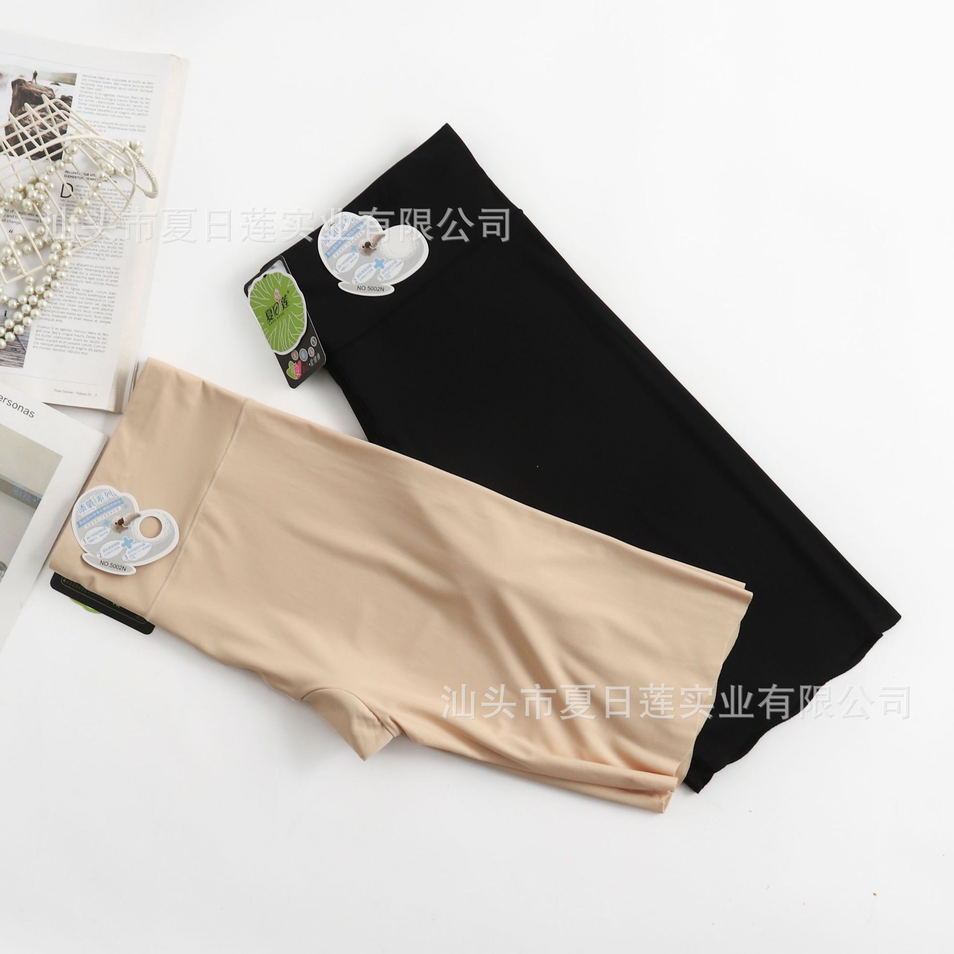 【夏日莲实业】8056-66打底裤高腰加大版冰丝女加长五分裤5001-03-阿里巴巴