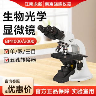 江南永新 BM1000双目BM1000三目BM2000高倍生物显微镜光学显微镜-阿里巴巴