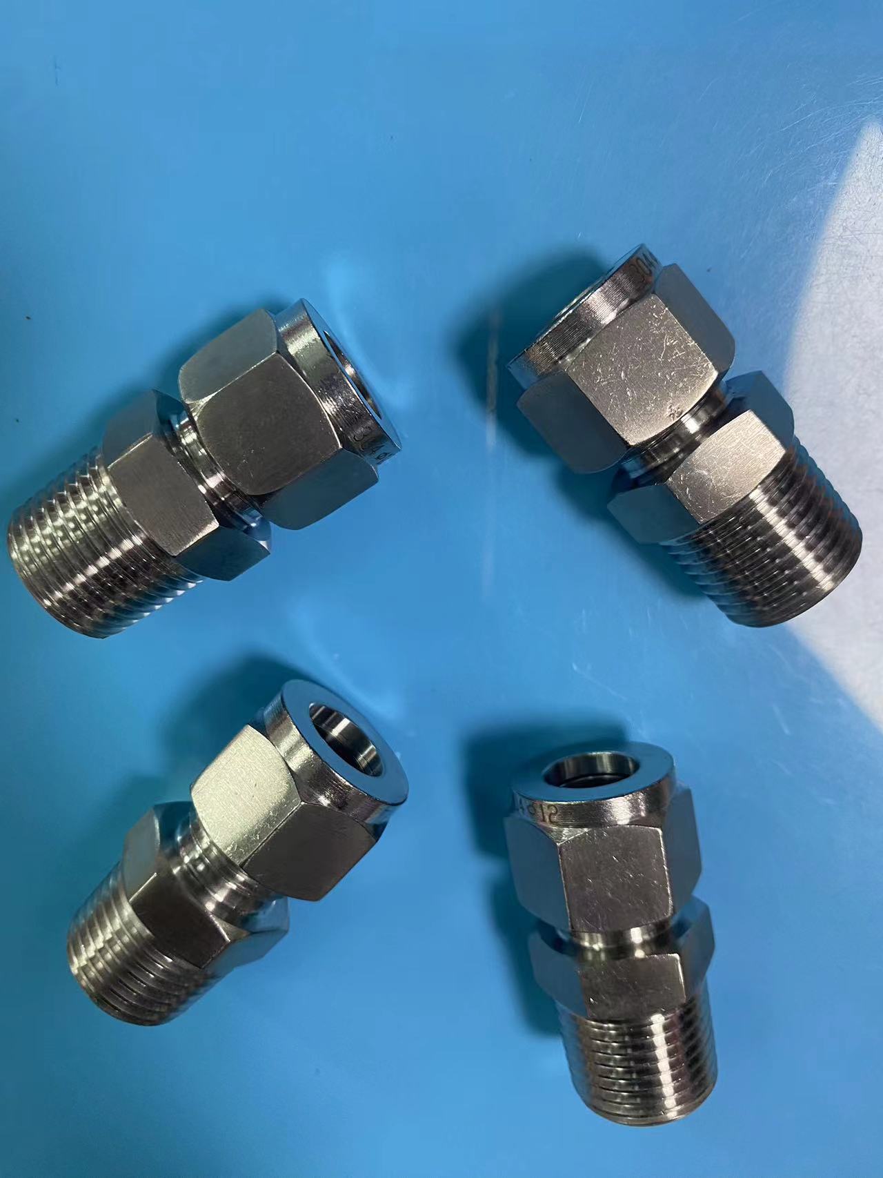 304不锈钢卡套外丝直通双卡圈卡套终端卡套快速免焊ZG1/8 --ZG1寸-阿里巴巴