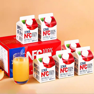 汇多滋NFC果汁葡萄汁nfc100%黄桃芒果汁饮料整箱苹果汁325ml*20盒-阿里巴巴