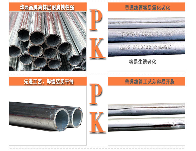 现货批发华熙镀锌薄壁金属jdg25穿线管 jdg管25*1.0-1.6实厚好弯-阿里巴巴