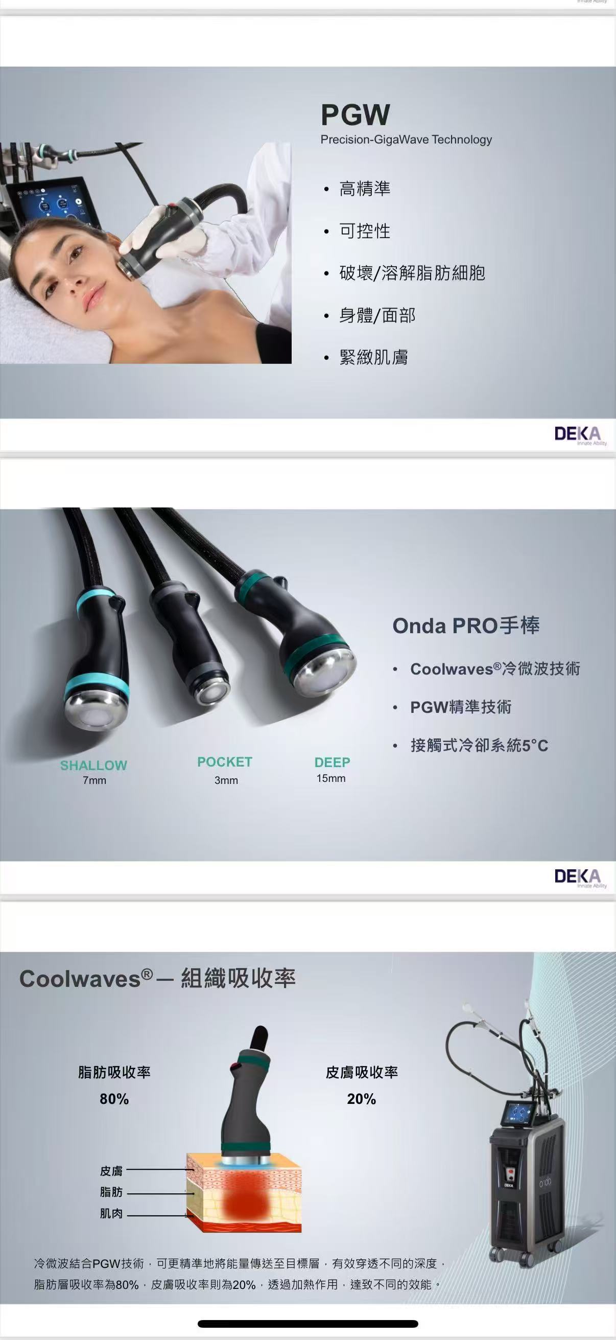 外贸冷微波coolwaves美容仪器意大利deka二代onda plus款onda pro-阿里巴巴