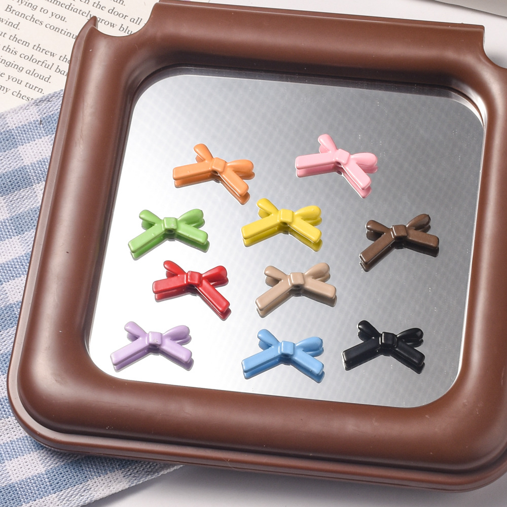 加厚叉叉蝴蝶结劈叉领结烤漆彩色锌合金diy串珠手机链挂绳配件-阿里巴巴