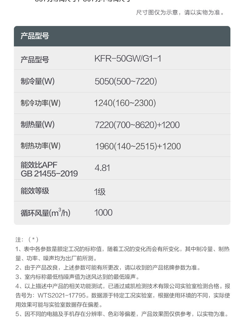 美的 KFR-50GW/G1-1 KFR-72GW/G1-1 2/3匹变频冷暖壁挂式空调挂机-阿里巴巴