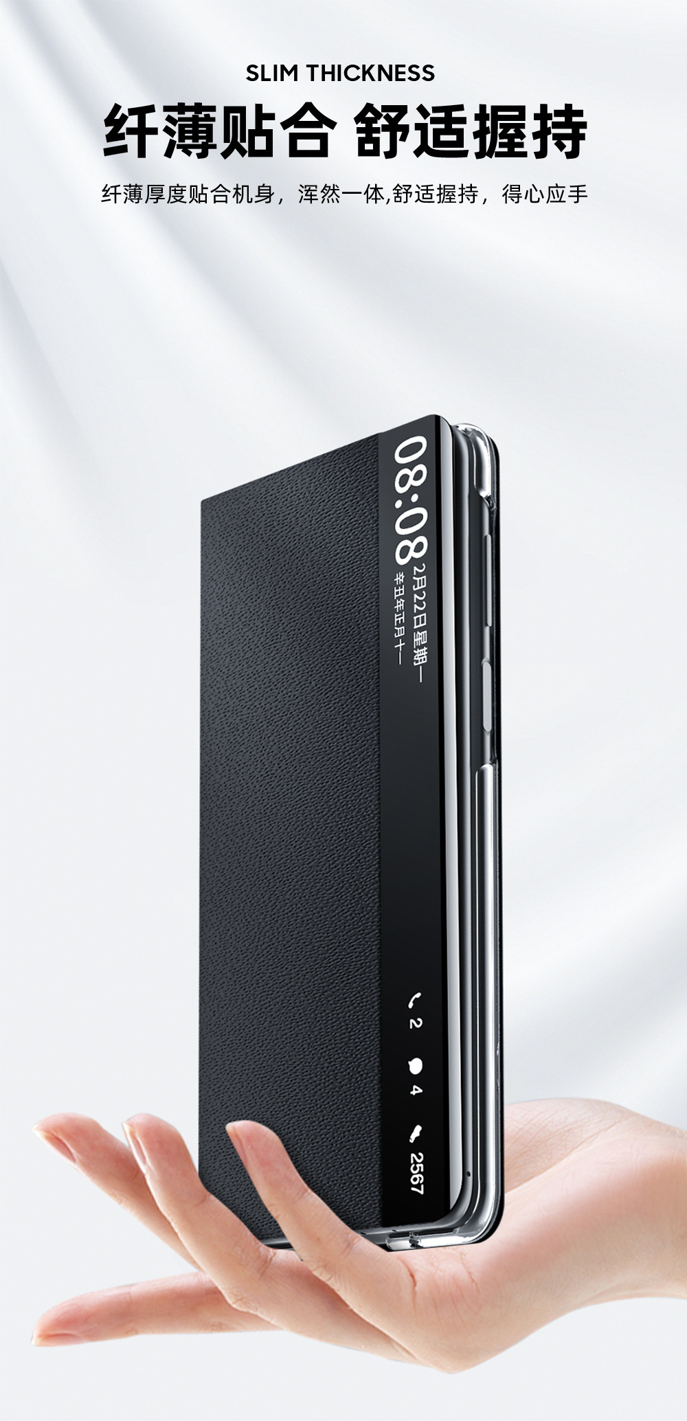 适用华为MateX3皮套手机壳真牛皮纳帕针孔纹X5智能视窗支架保护套-阿里巴巴