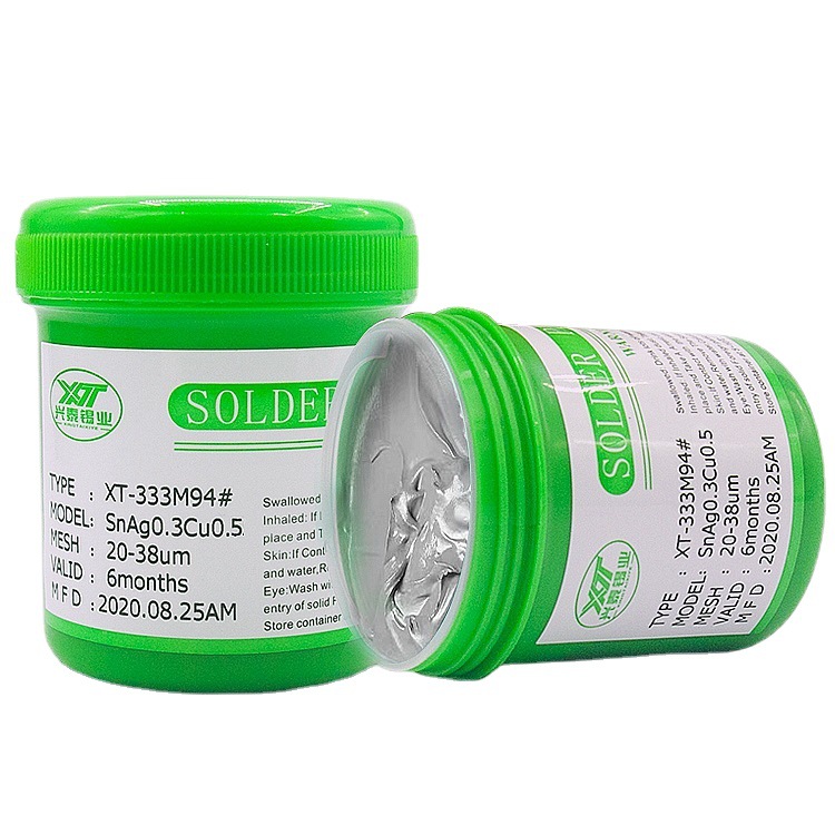 Xingtai SMT lead-free solder paste LED low temperature solder paste ...