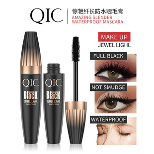 QIC惊艳纤长睫毛膏 4D丰盈浓密卷翘防水不晕染纤长睫毛膏跨境彩妆-阿里巴巴