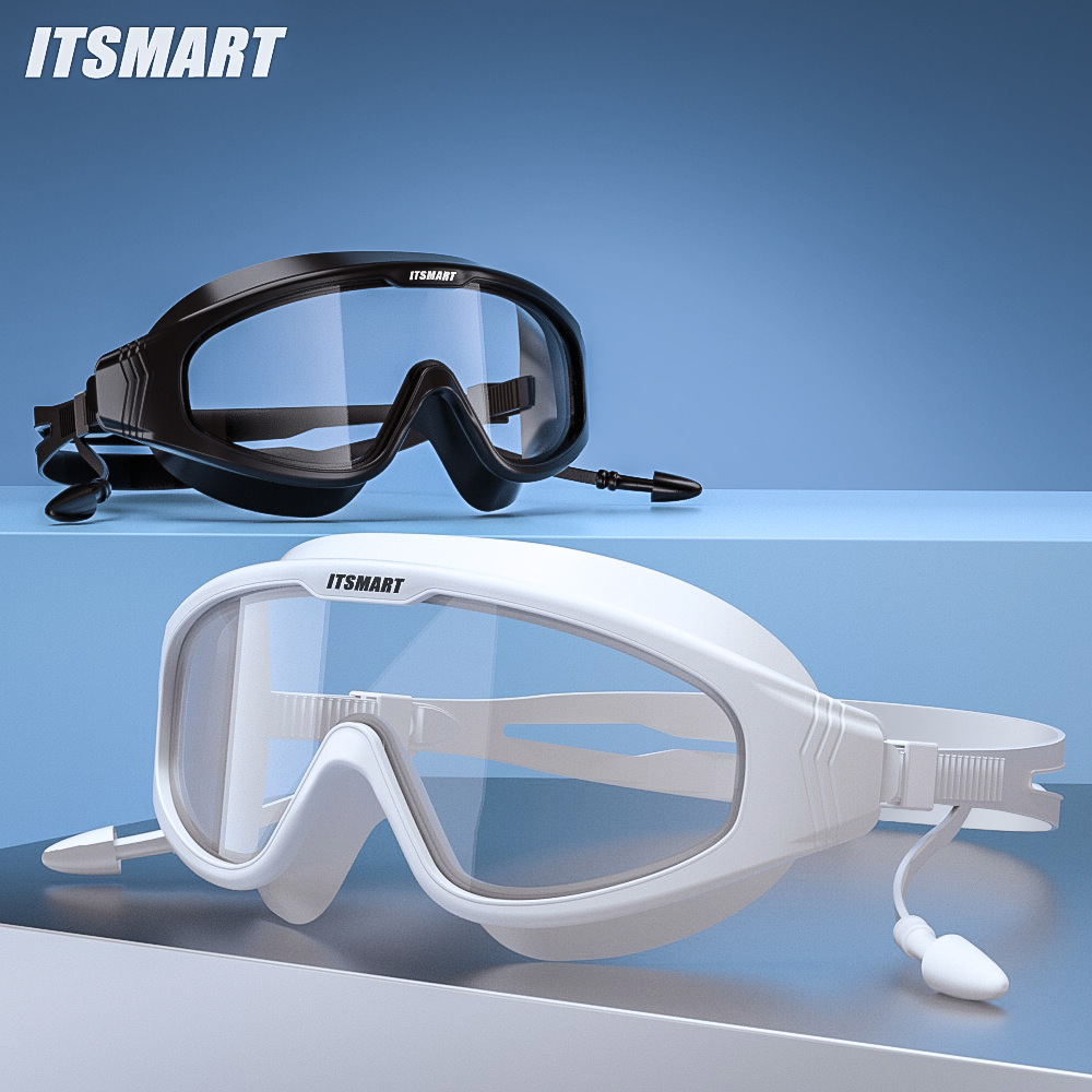 ITSMART泳镜游泳镜成人高清防雾儿童男女大框护目眼镜批发-阿里巴巴