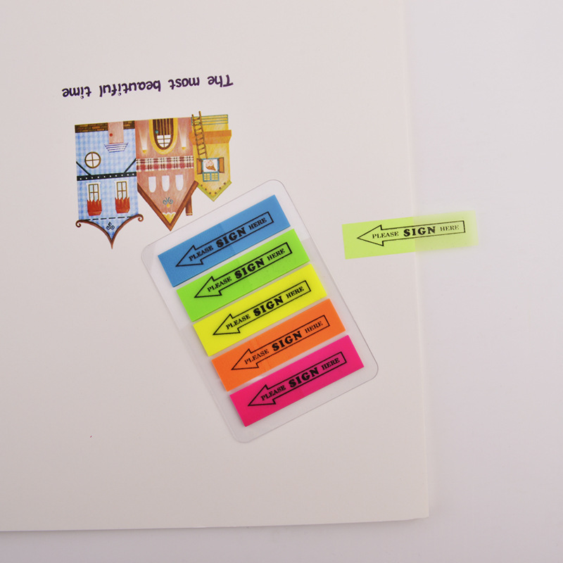 Please sign here 合同文件签名指示贴 签字标签贴纸签字贴标记贴-阿里巴巴