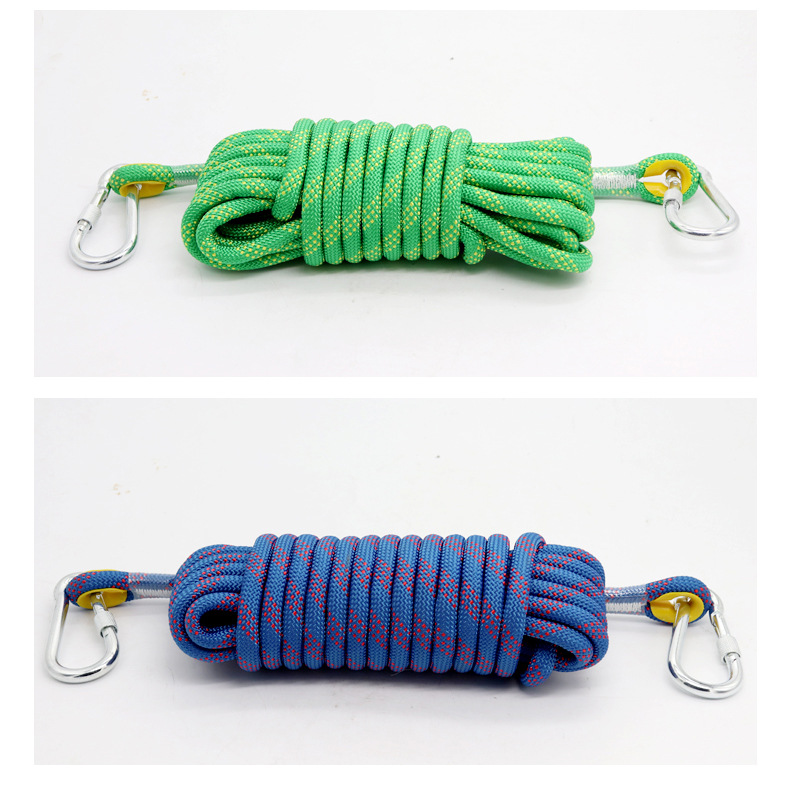 攀岩绳 户外绳高空作业安全绳滑翔速降静力绳尼龙攀登攀爬登山绳-阿里巴巴