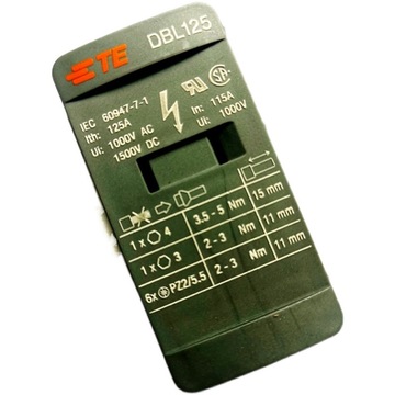 TE泰科原ABB接线端子dbl80/DBL125替代母线排方案方便多级安装-阿里巴巴