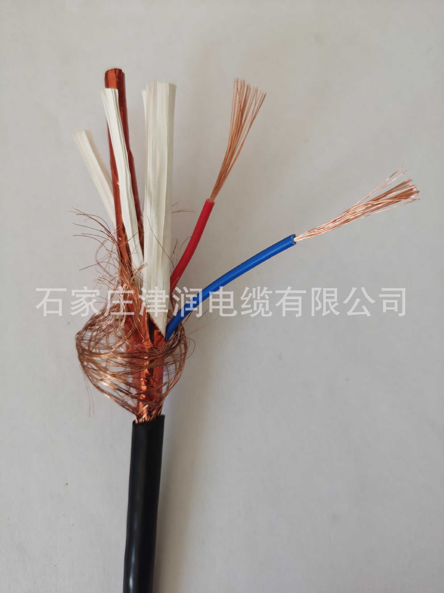 ZR-RVVP 4*1.0阻燃铠装屏蔽线RVSP22信号电缆-阿里巴巴