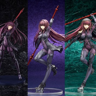QUESQ Fate FGO Lancer 斯卡哈 第三再临 双枪 师匠 手办 摆件-阿里巴巴