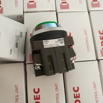 全新idec和泉平头按钮开关ABN111G原装ABN120G绿色自复位30mm开关-阿里巴巴