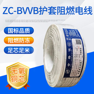 ZC-BVVB国标正品ZC-BVVB电缆电线聚氯乙烯绝缘护套阻燃电线无氧铜-阿里巴巴