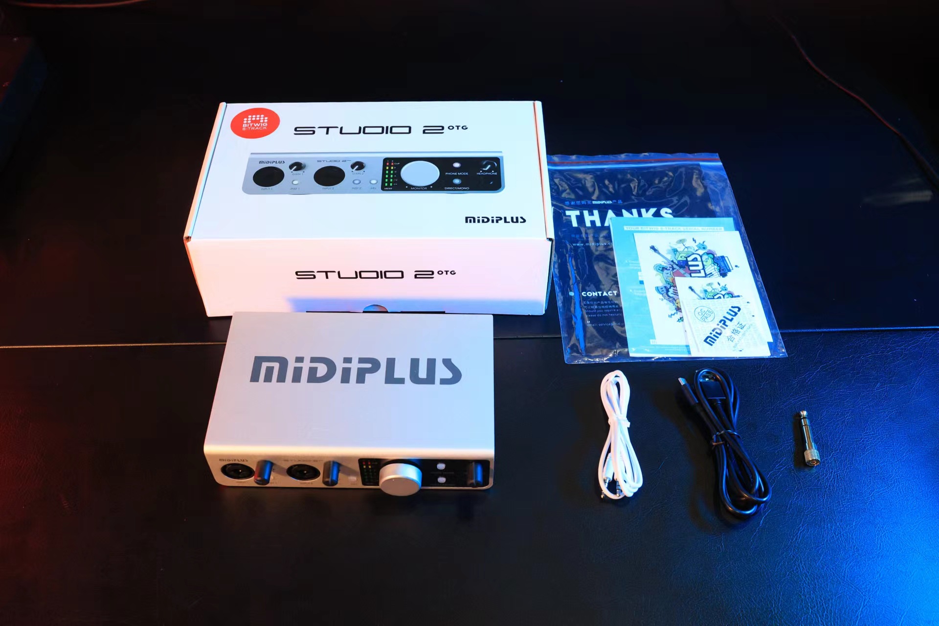 Midiplus studio 2声卡OTG手机电脑直播外置专用唱歌网红设备迷笛-阿里巴巴