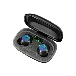 M22跨境私模tws蓝牙耳机5.0 触控无线led数显指纹触摸降噪IPX65-阿里巴巴