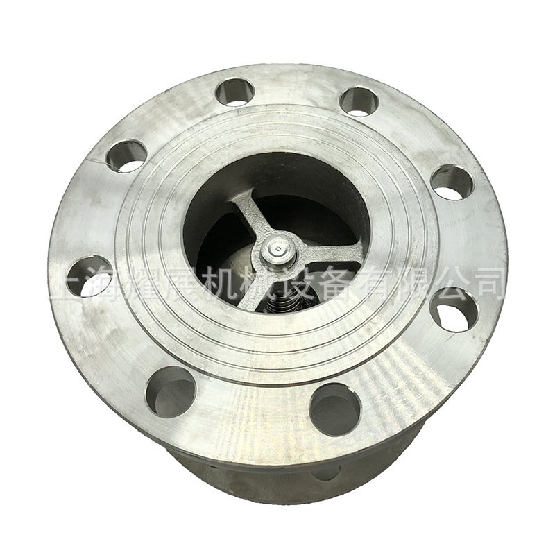 HC41X-16P不锈钢消声止回阀 304不锈钢消声逆止阀 立式法兰单向阀-阿里巴巴