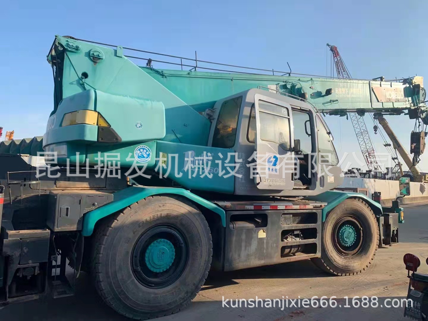 Shen Steel 25 Tons Off-Road Crane Crane Crawler Crane 8 Tons Car Crane ...