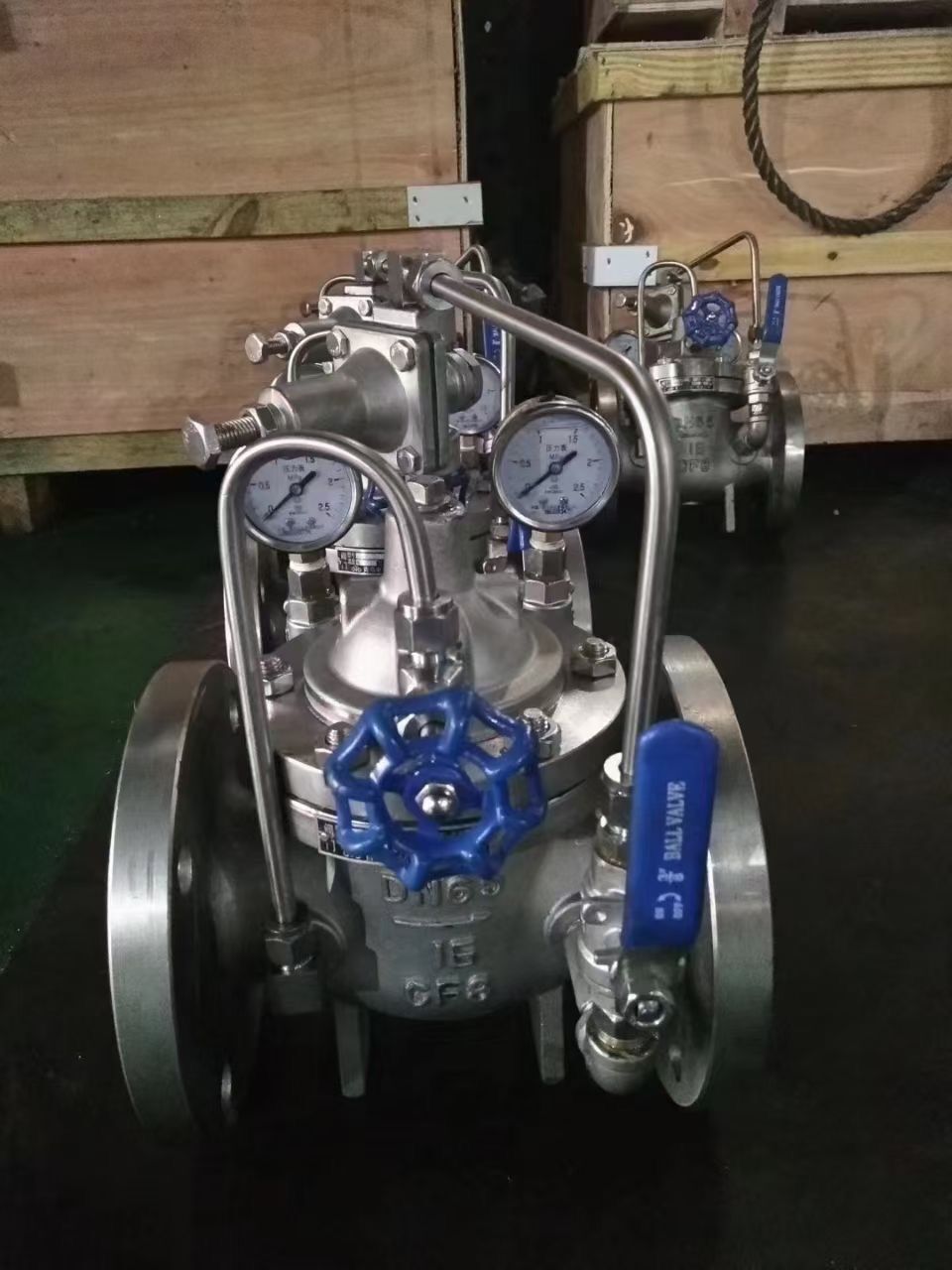 200X-16P不锈钢可调式压力阀自来水先导式法兰自动水力控制阀稳压-阿里巴巴