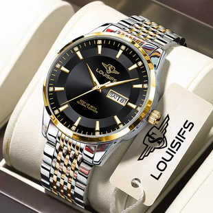 2024瑞士品牌新品高档男士手表防水夜光双日历腕表一件代发腕表男-阿里巴巴