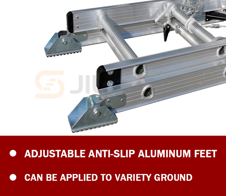 Aluminum ladder extension ladder extendable ladder 7.2m-12m-阿里巴巴