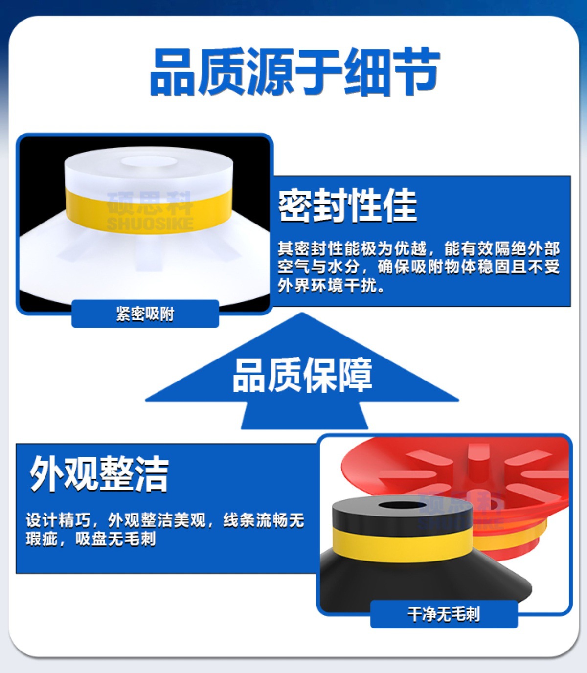 PIAB派亚博单层真空吸盘F15/25/30/40-2红色带肋吸嘴工业-阿里巴巴
