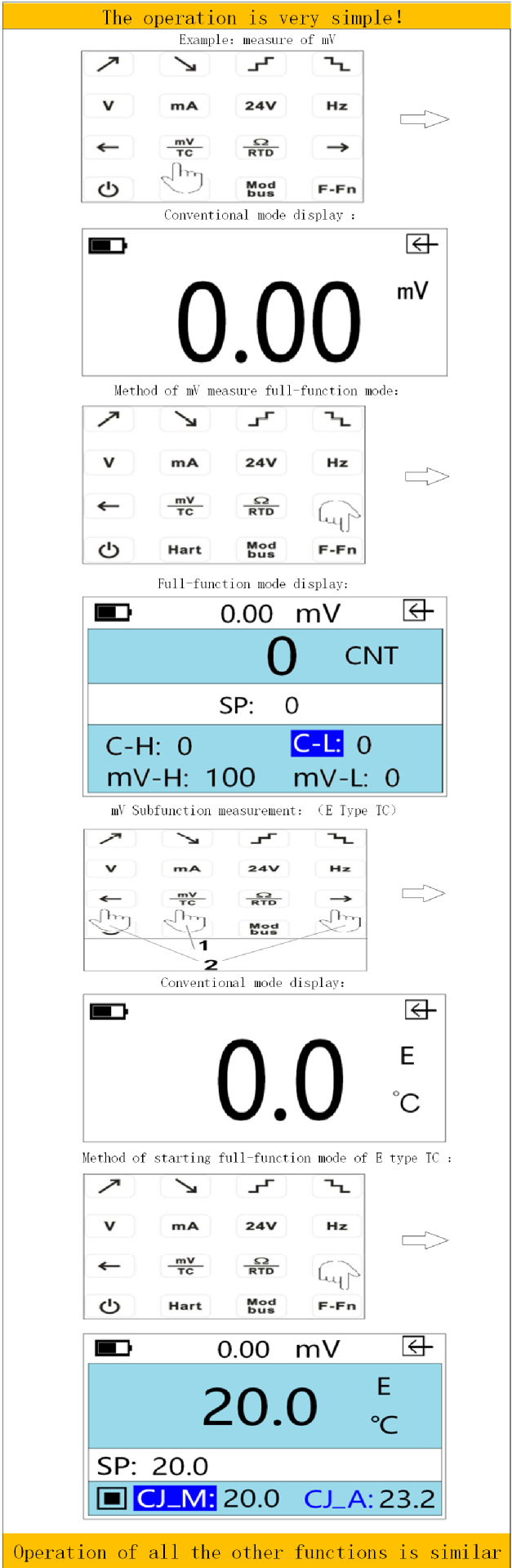 LB06信号发生器HART Modbus 4-20mA/0-10V/mV/热电偶/信号源校准-阿里巴巴