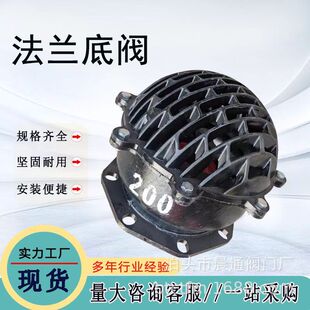 碳钢法兰底阀H42X-6-2.-16水泵吸水底阀dn300 250 200 65底阀H42X-阿里巴巴