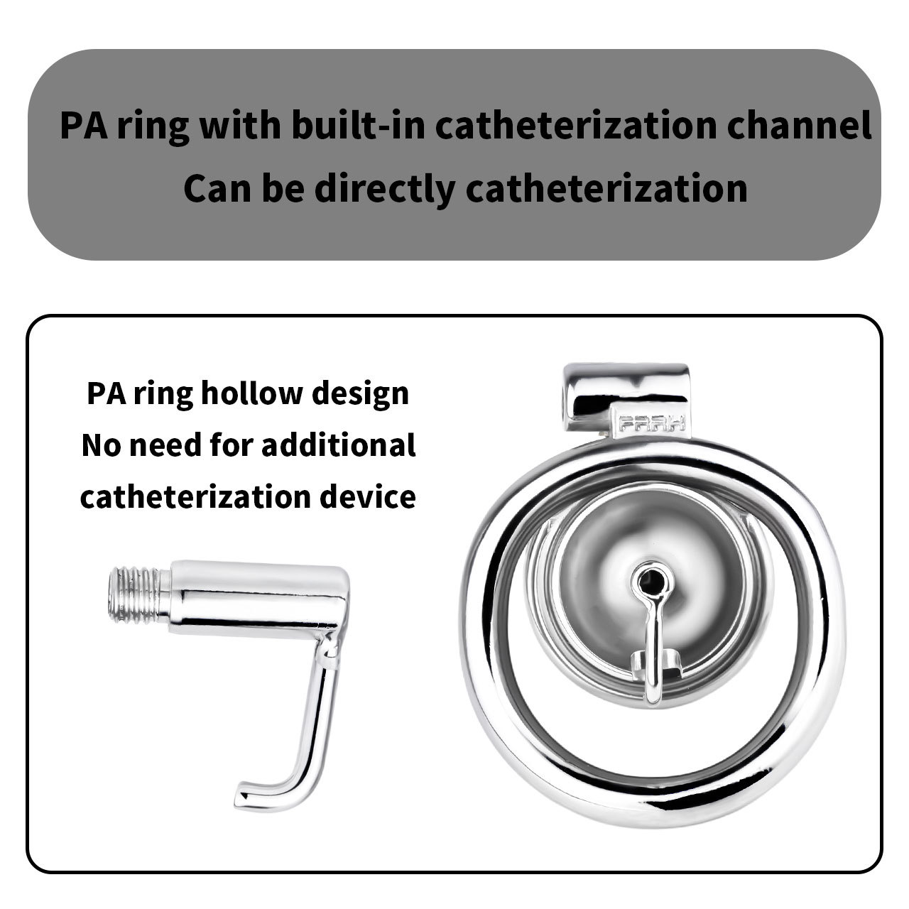 FRRK-3239 不锈钢金属穿刺PA锁CB平板大尿托负极简约贞操锁负数锁-阿里巴巴