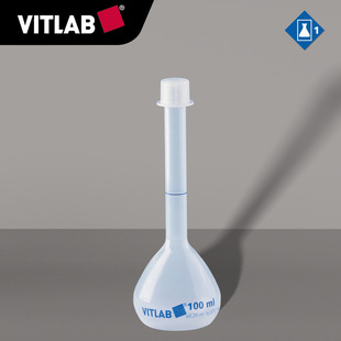 德国VITLAB容量瓶PP材质B级PP材料NS螺纹盖环形刻度试剂瓶-阿里巴巴