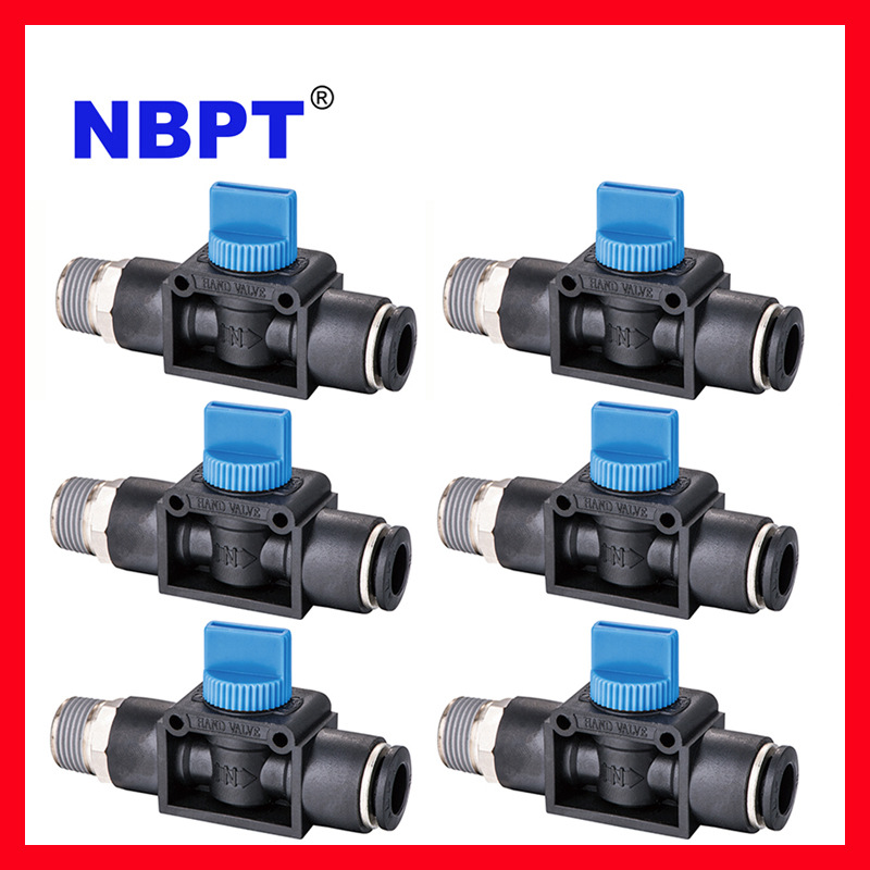 手阀HVFF 6 8 10 12mm气动元件快速接头快插手阀开关管道阀管道阀-阿里巴巴