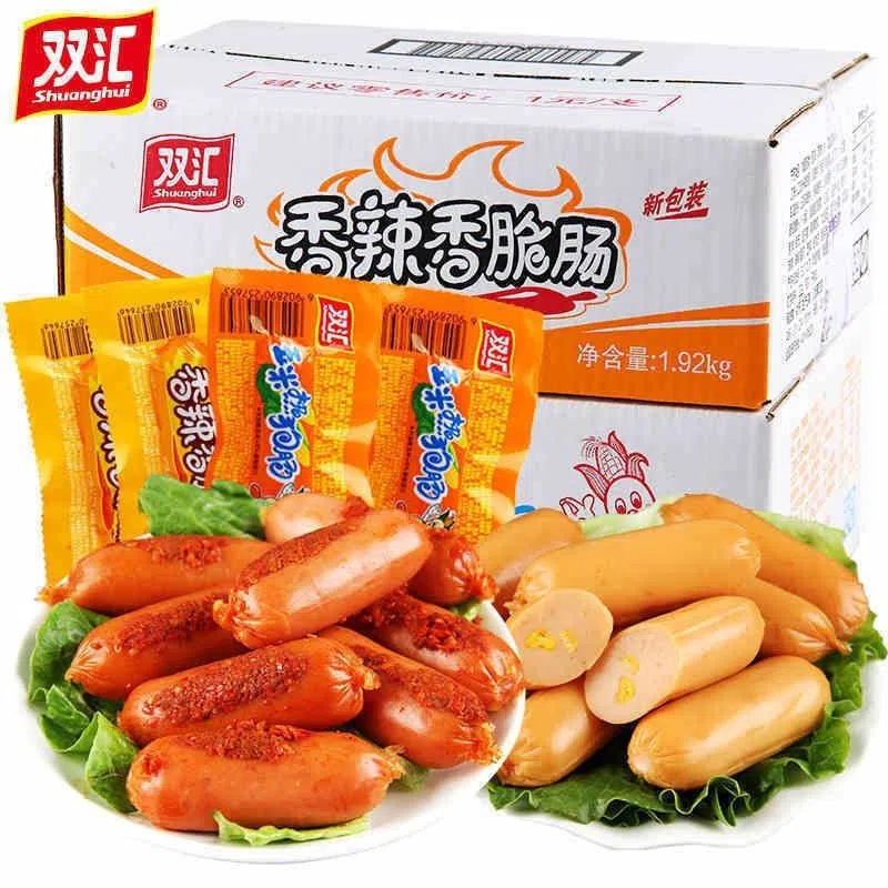 Wholesale Shuanghui Ham Sausage Corn Spicy Crispy Sausage Roast Sausage ...
