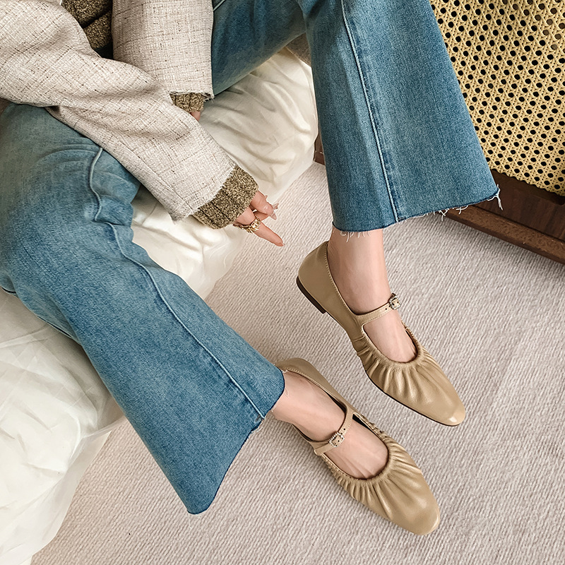 CHIKO Elisa Round Toe Block Heels Mary Jane Shoes