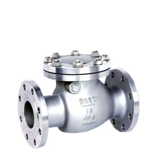 304 H44w-16p不锈钢法兰止回阀/旋启式止回阀/法兰单向阀/DN65 80-阿里巴巴