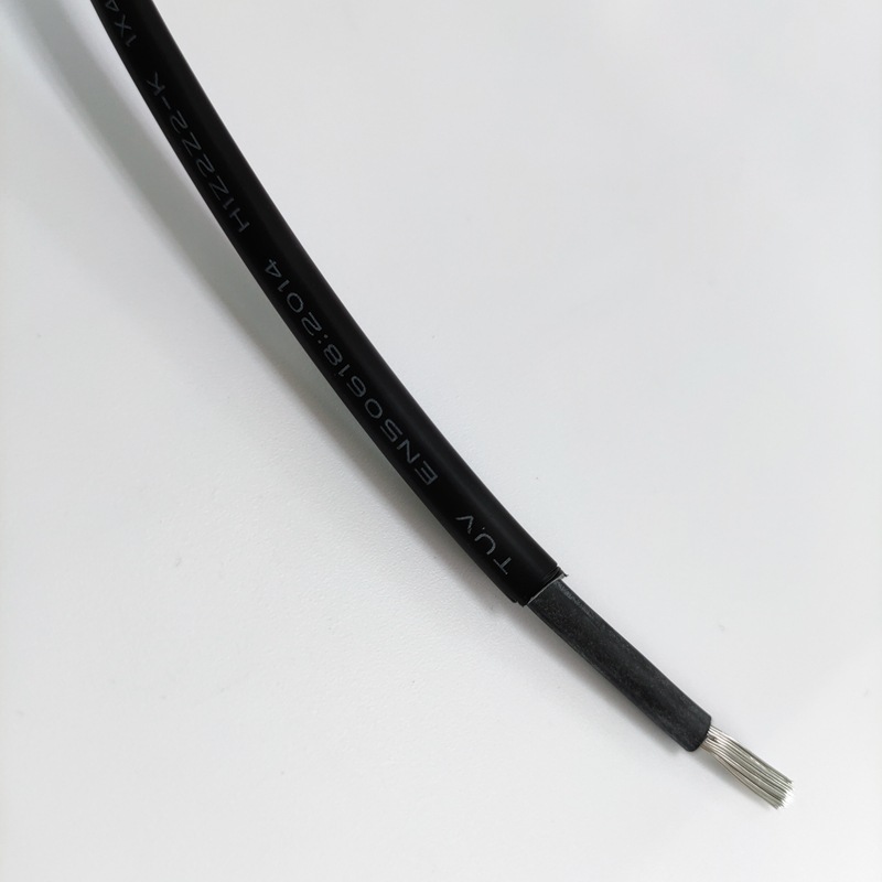 TUV认证光伏电缆H1Z2Z2-K 1*4mm'双层护套电缆低烟无卤连接线-阿里巴巴