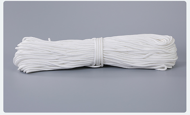 尼龙绳捆绑绳子批发白色编织户外拉绳帐篷绳打捞黑色尼龙编织绳子-阿里巴巴