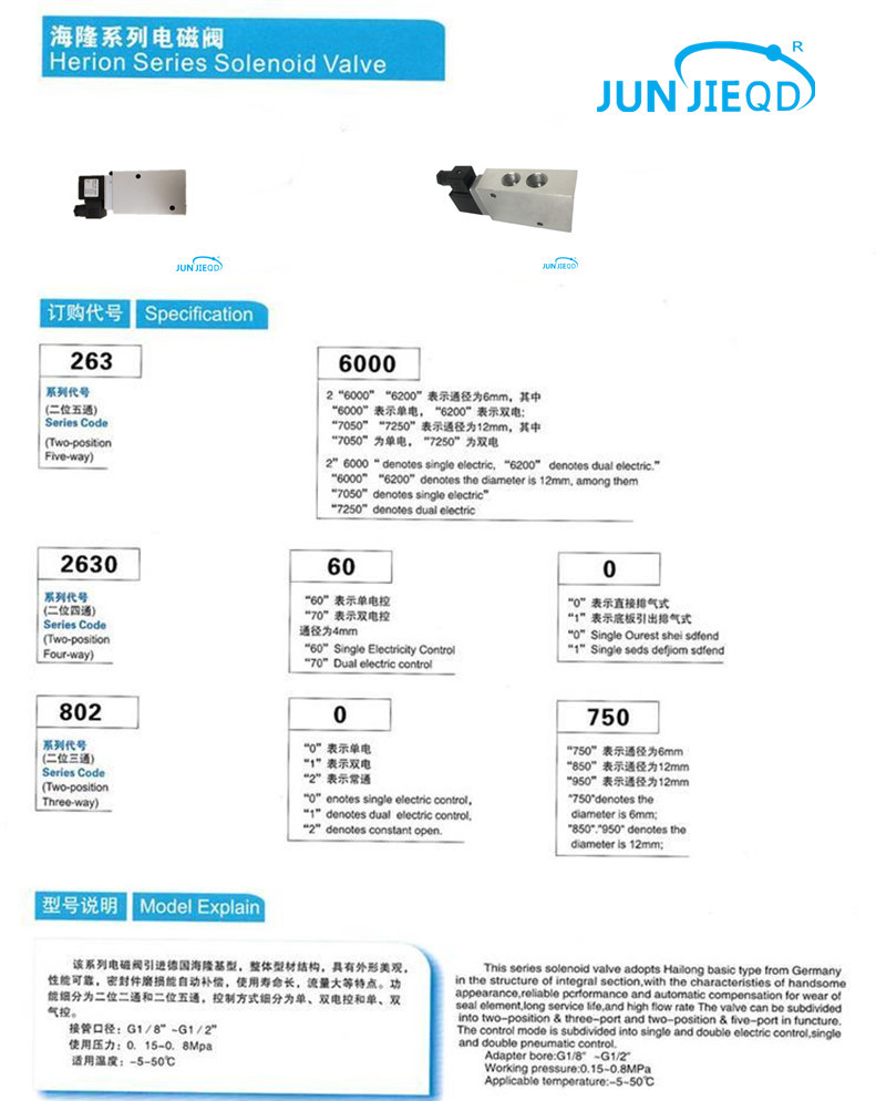 厂家直供 海隆型电磁阀 二位五通电磁阀 两位三通电磁阀 先导阀-阿里巴巴