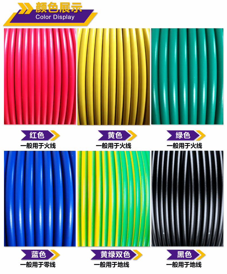 广缆国标双皮BVV电线50/70/120平方家装阻燃单芯纯铜铜芯家装专用-阿里巴巴