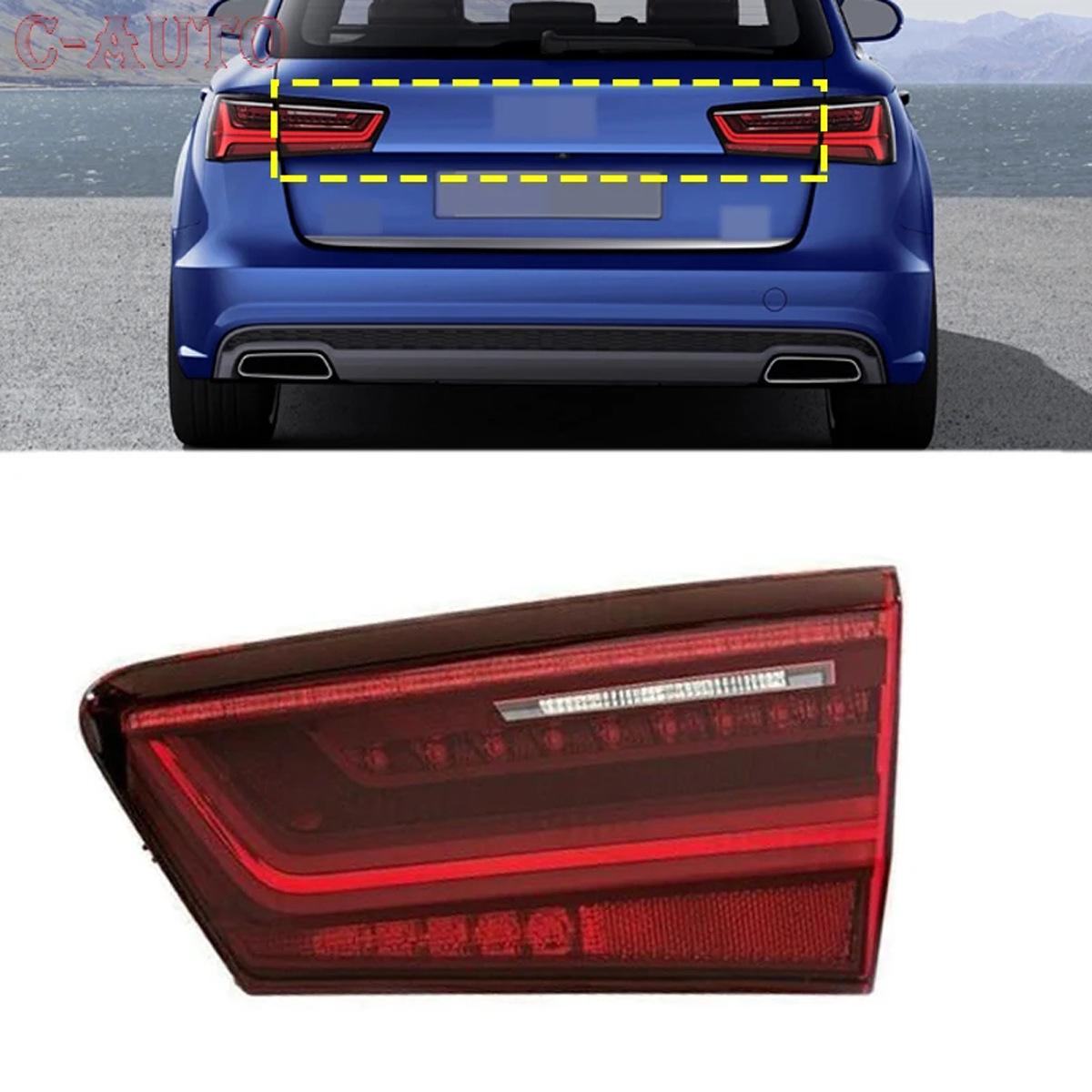 适用2012-2018款奥迪A6L C7PA后尾灯套装总成4G5945093E 4E 5E 6E-阿里巴巴