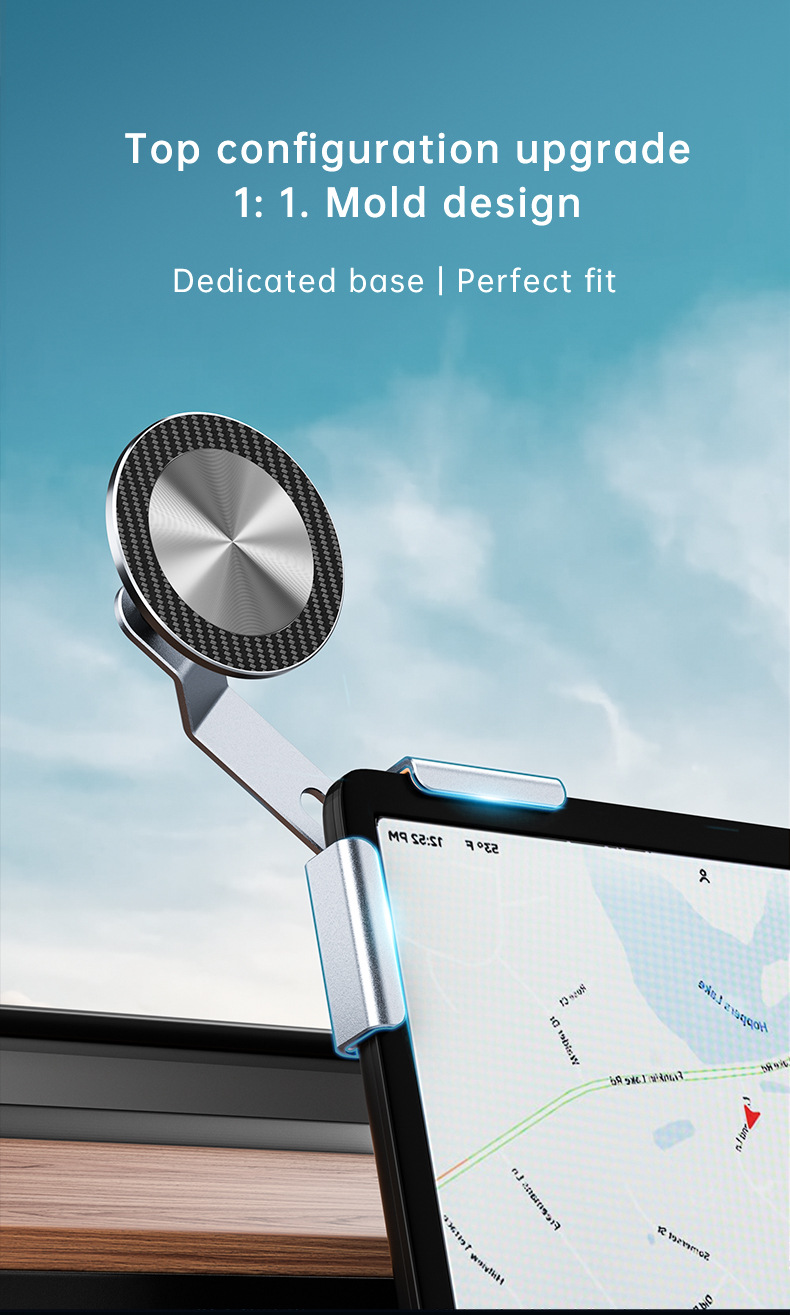 跨境夹屏屏幕磁悬浮Magse手机支架金属磁吸固定导航铝合金工厂-阿里巴巴