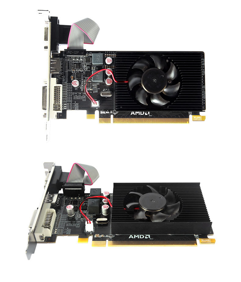 全新amd显卡 HD7450 2G显卡小机箱半高刀卡高清台式电脑独立显卡-阿里巴巴