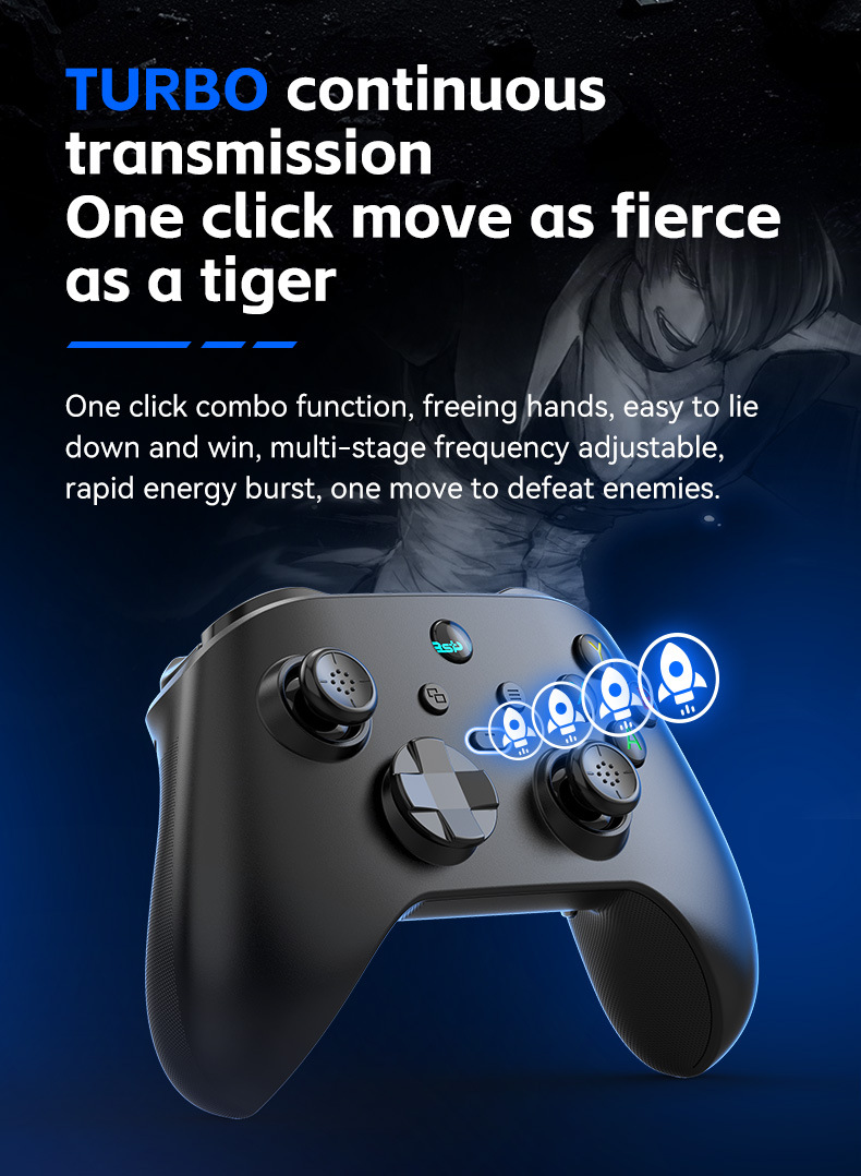 G6无线蓝牙手柄双霍尔背键震动连发6轴Switch电脑安卓iOS游戏手柄-阿里巴巴