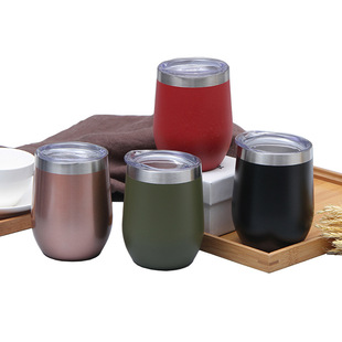 现货12oz不锈钢蛋壳杯创意swigU型蛋壳杯家庭聚会红酒杯批发-阿里巴巴