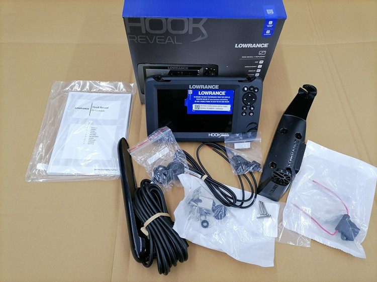 20款美国Lowrance劳伦斯HOOK REVEAL 5/7/9三合一声纳筏钓探鱼器-阿里巴巴