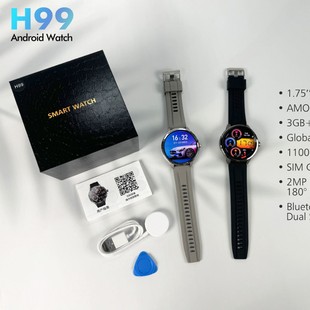 H99高清大屏抽拉摄像头多功能运动电话手表5G全网通智能手表外贸-阿里巴巴