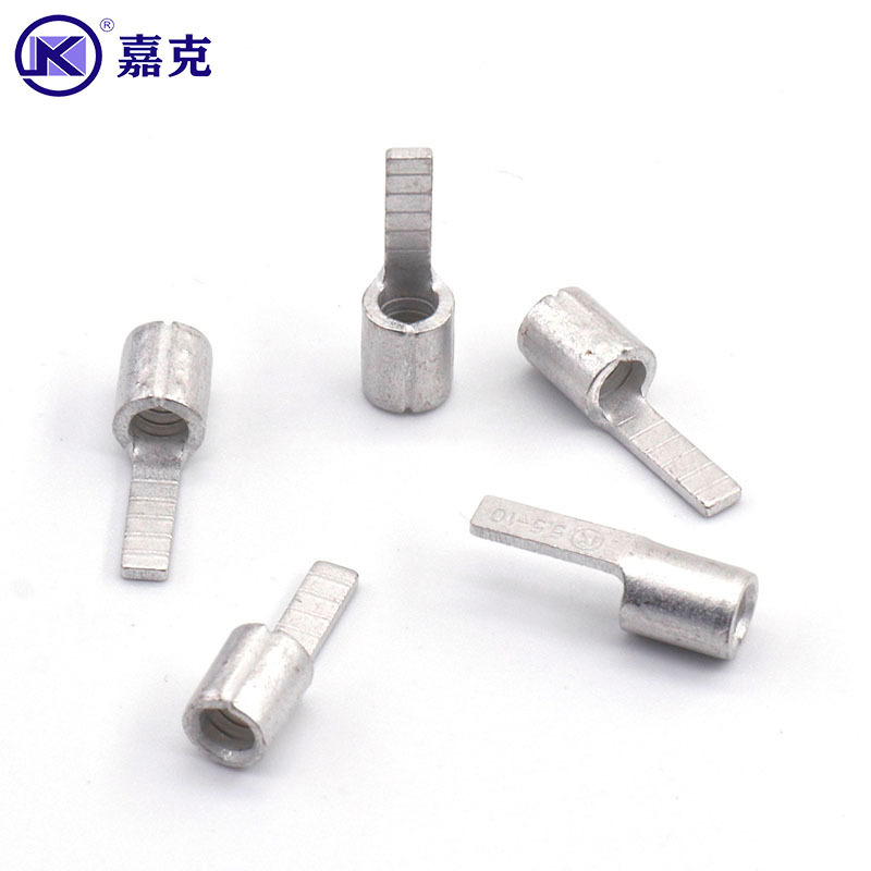 DBN5.5-10片形裸端头 10mm长针型压线端子无绝缘快速连接器接线头-阿里巴巴