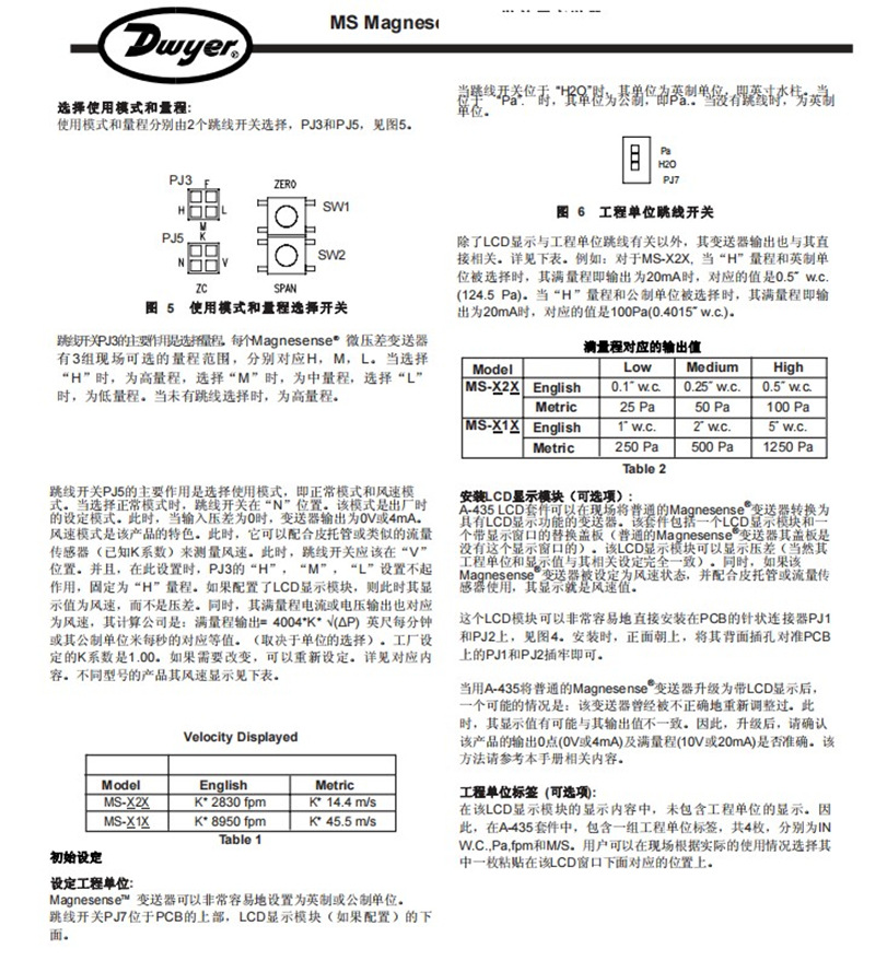 Dwyer德维尔MS-111/121/131/141/151-LCD MS-021/221微压差传感器-阿里巴巴