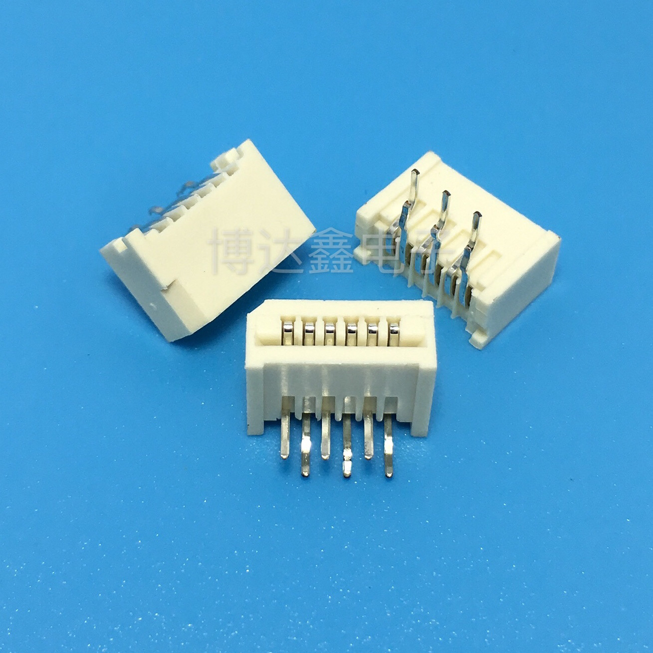 FFC/FPC-1.25连接器4P~30P弯针直针1.25间距单面接无锁软排线插座-阿里巴巴